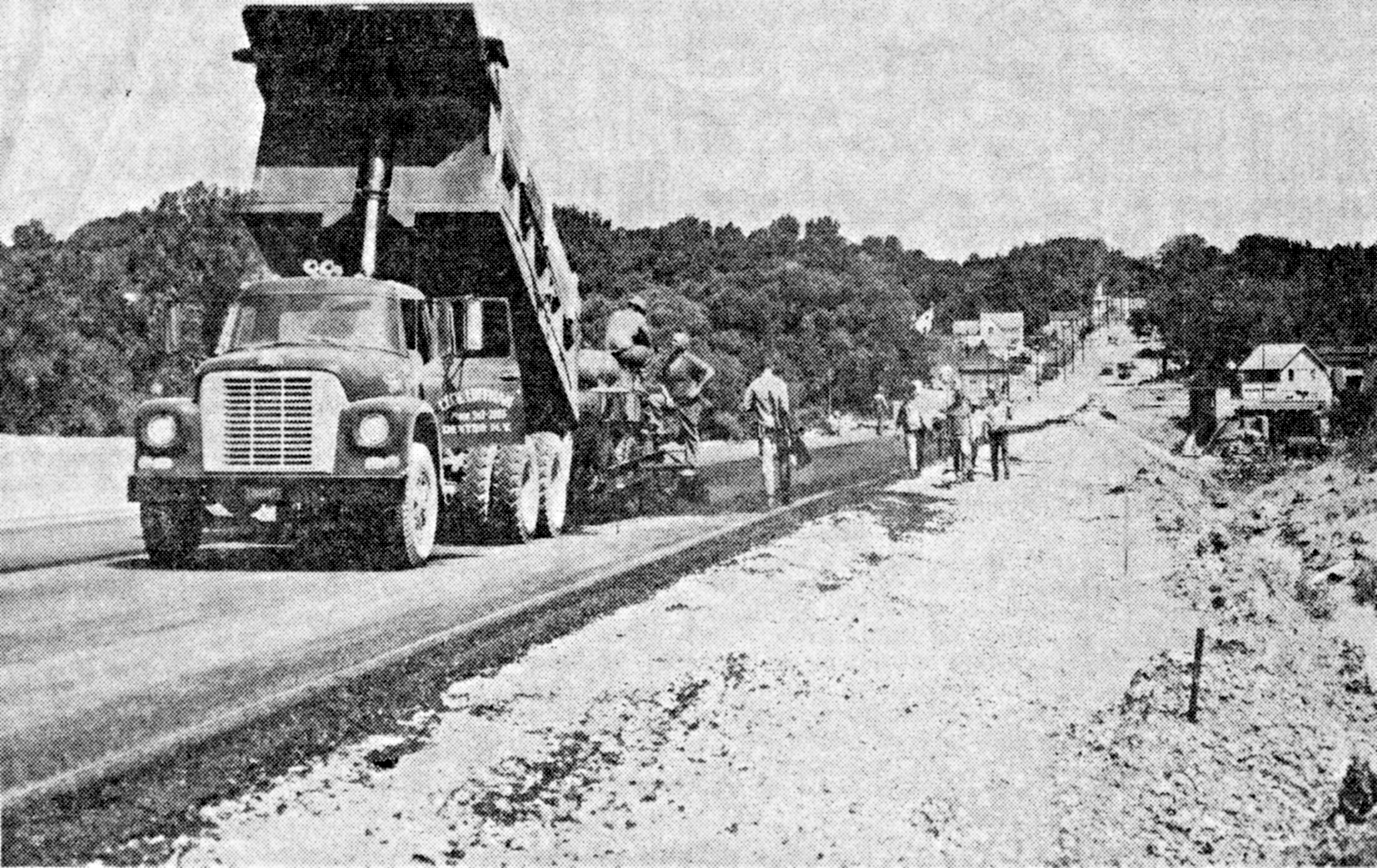 Building the highway between Limerick and Dexter