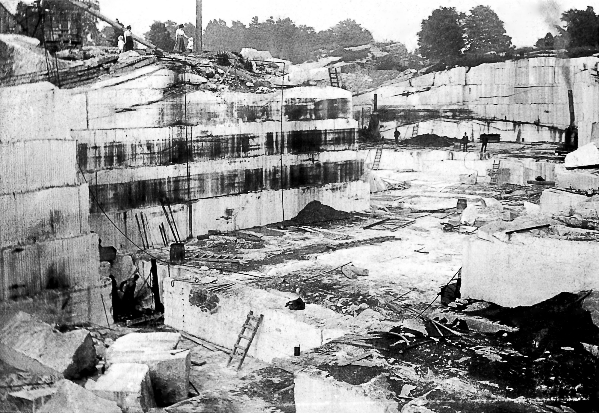 Marble quarry in Gouverneur