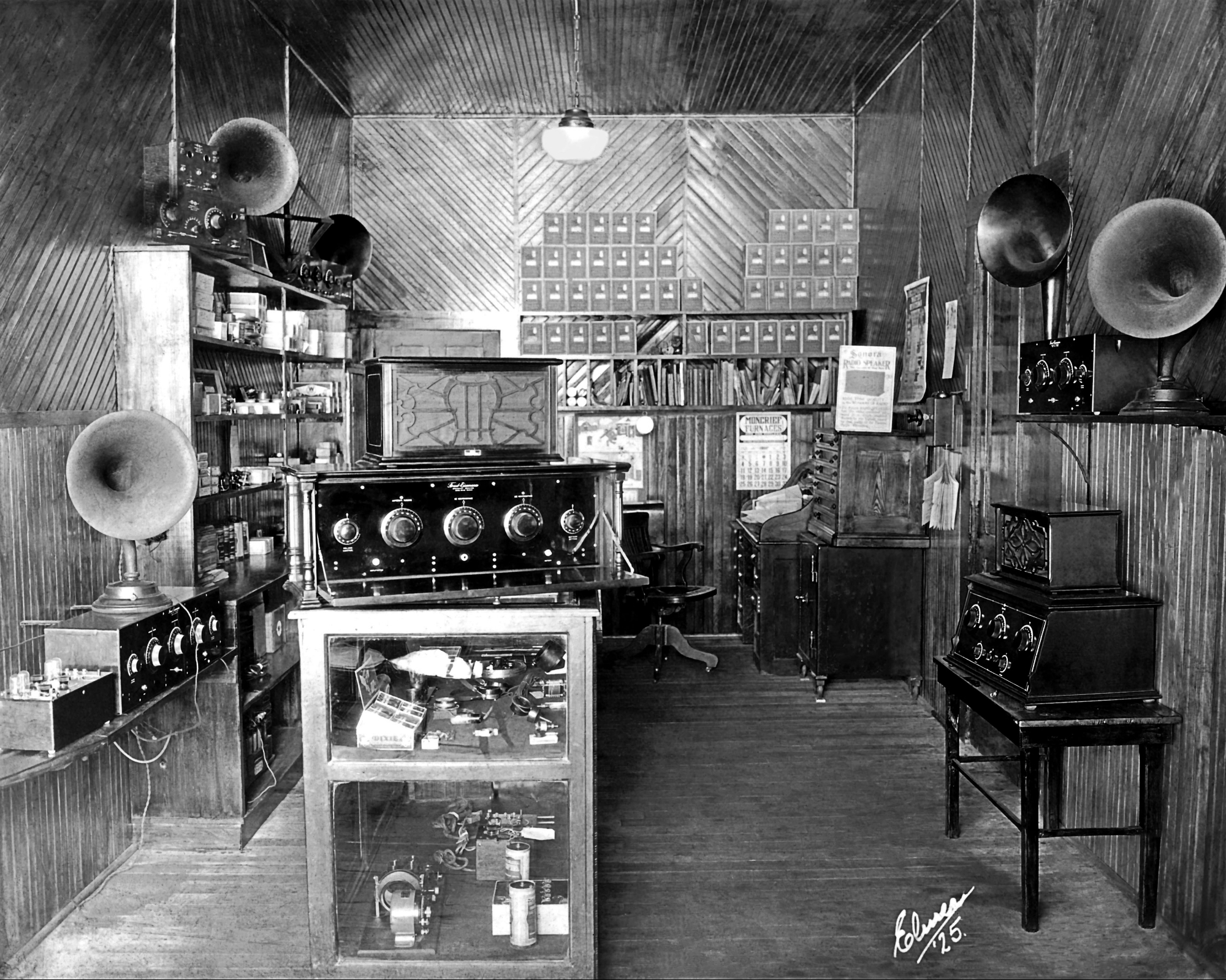 Harold Storie’s Radio Shop in Gouverneur