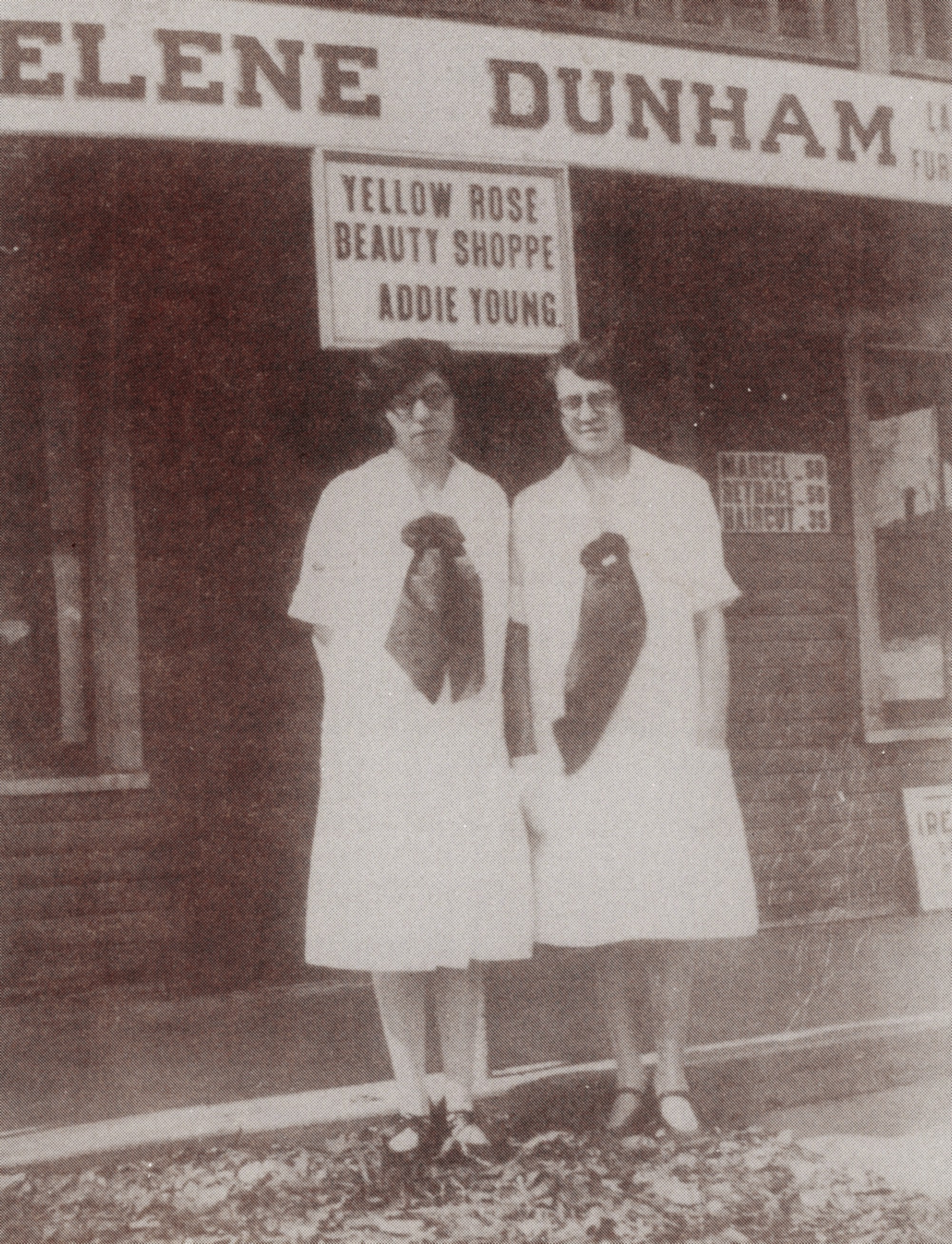 Addie Youngs Gibson’s Beauty Shop in Hammond