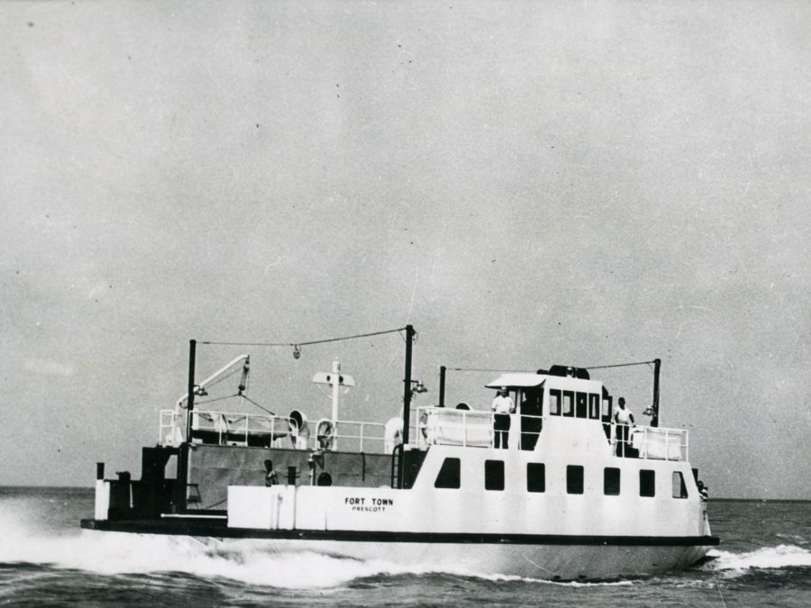 Elmer Jones ferry from Morristown to Brockville