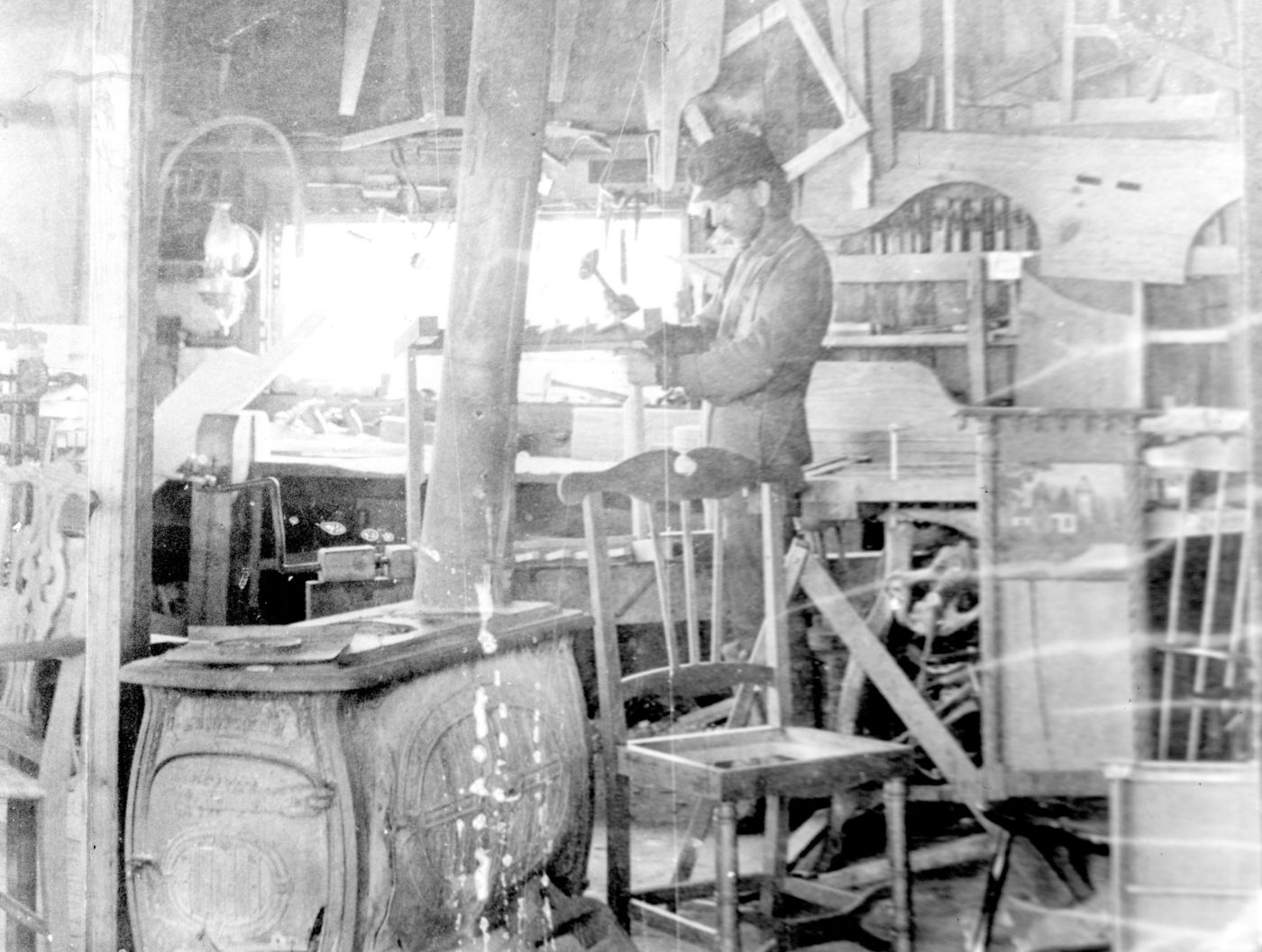 Henry Swan furniture shop in Wadhams Mills