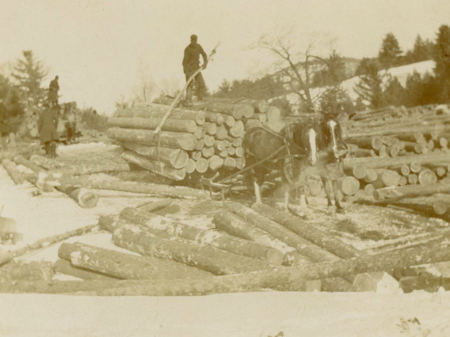 Lumberjacks of Native American ancestry in Harrisville