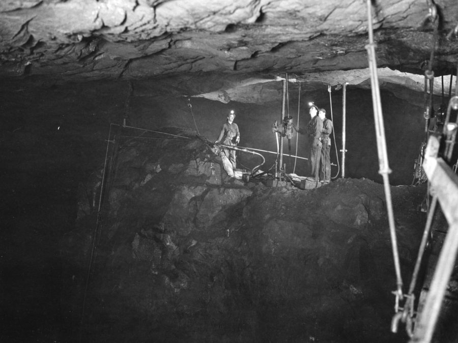 Republic Steel mines in Mineville in the 1940s