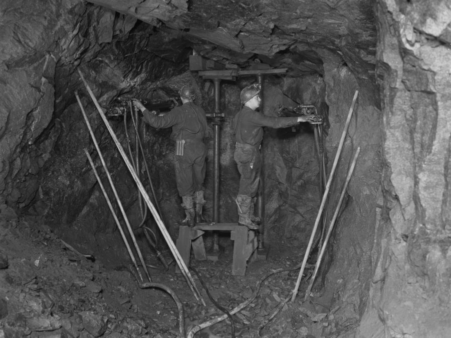 Republic Steel mines in Mineville in the 1940s