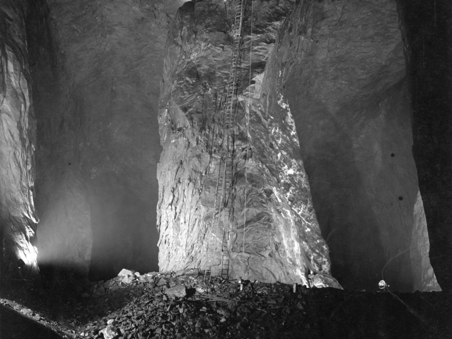 Republic Steel mines in Mineville in the 1940s