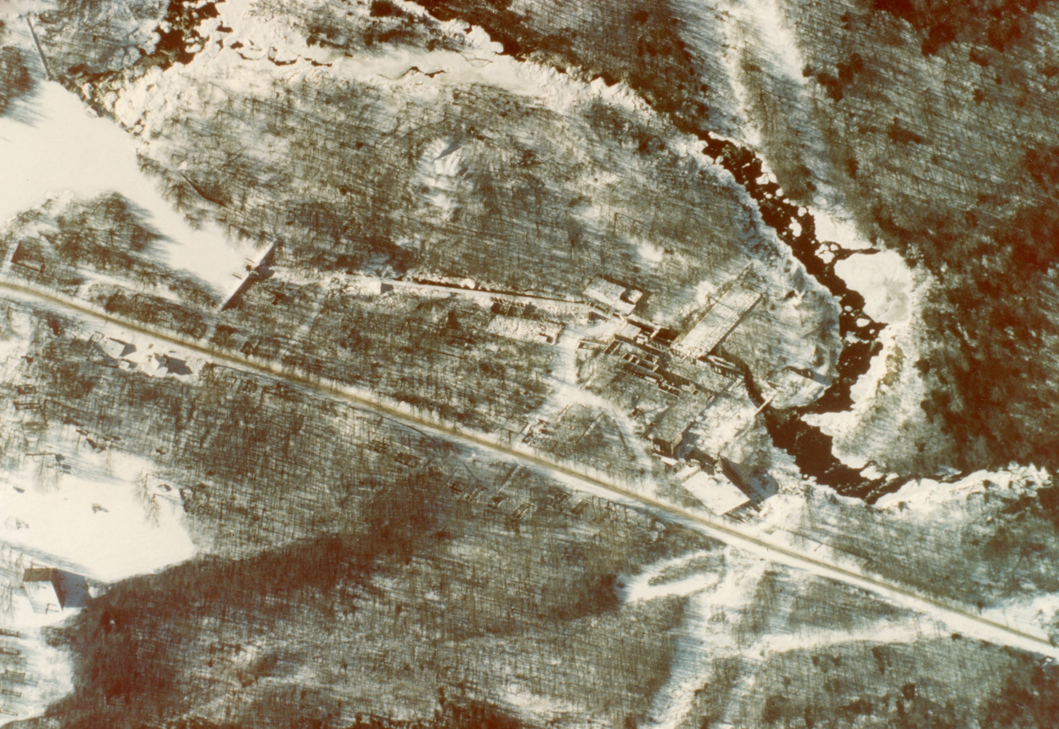Pyrites paper plant foundations in Pyrites