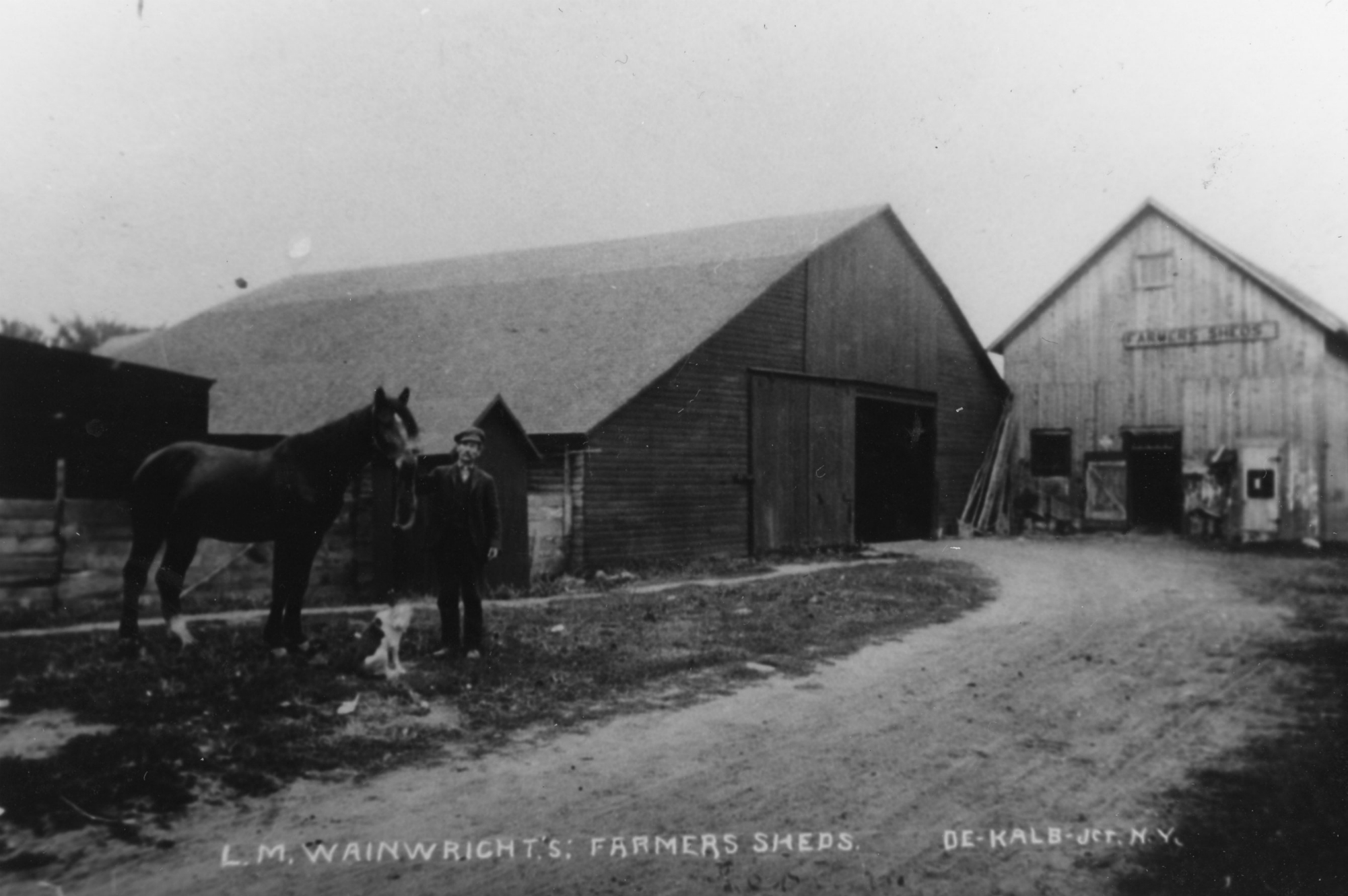 L.M. Wainwright’s Farmers Sheds in De Kalb Junction