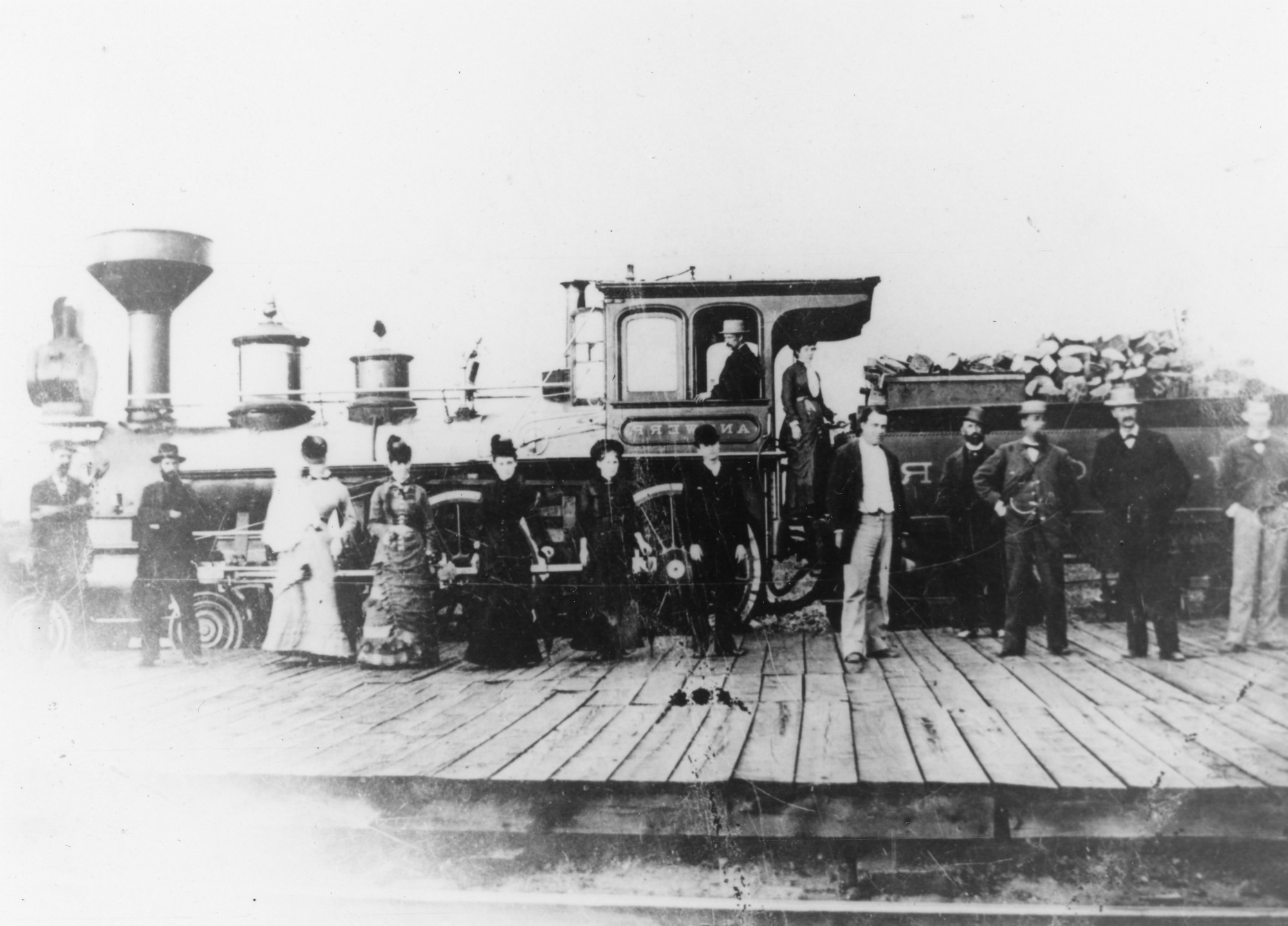 The Antwerp engine in De Kalb Junction