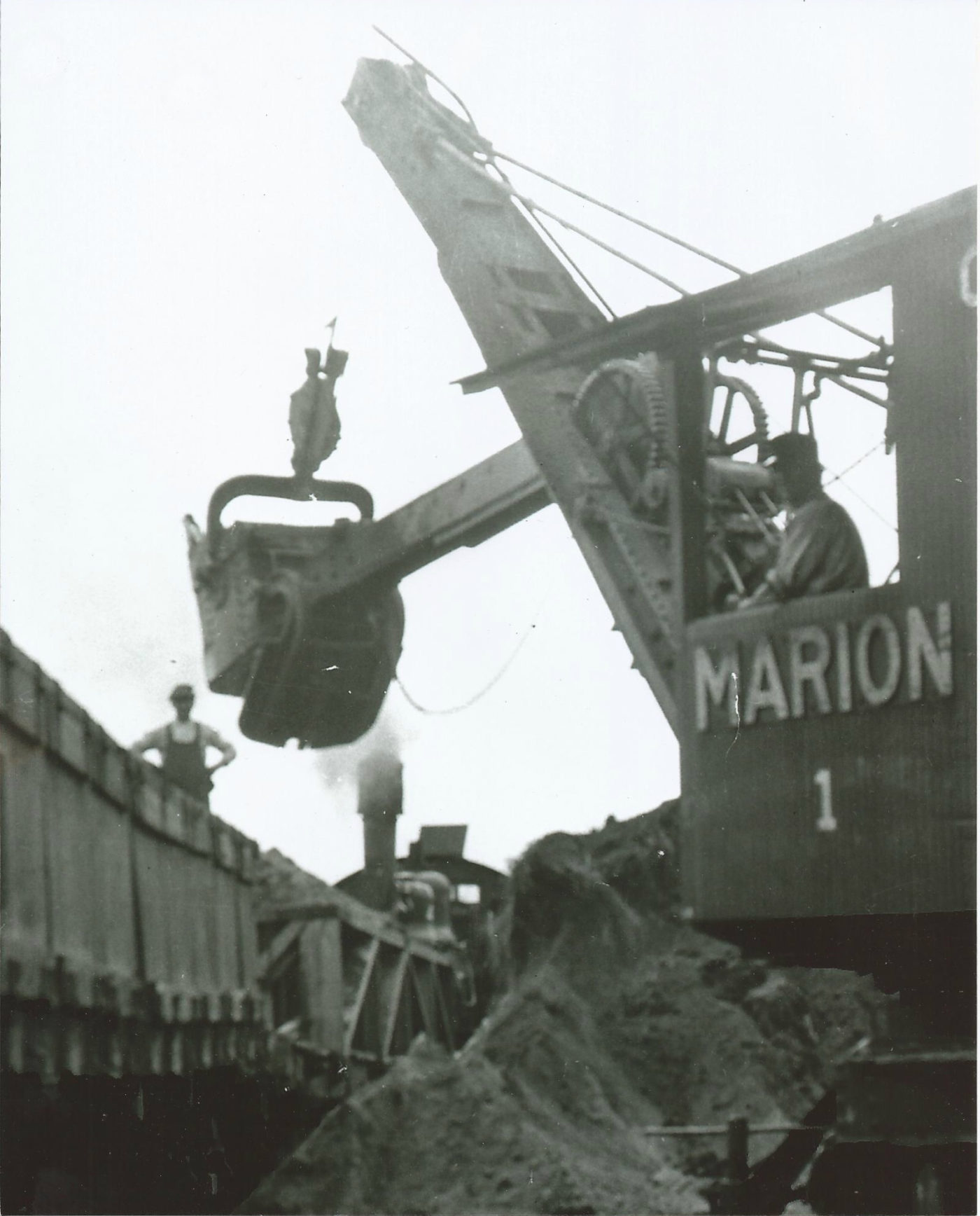 Emporium Forestry Company ‘Marion’ steam shovel in Cranberry Lake