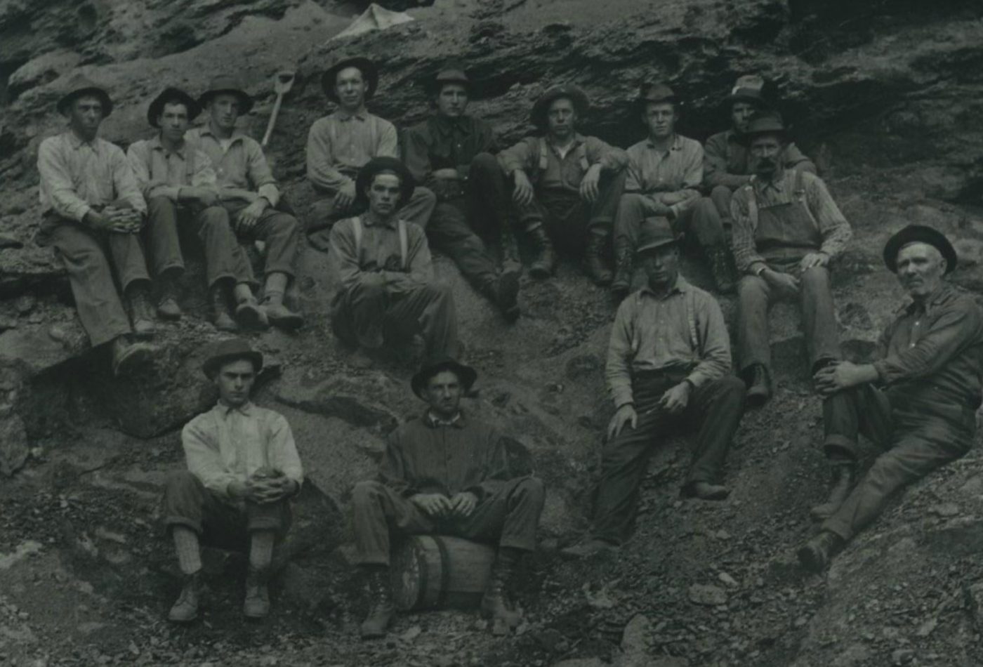 Worker portrait in the pit at Benson Mines