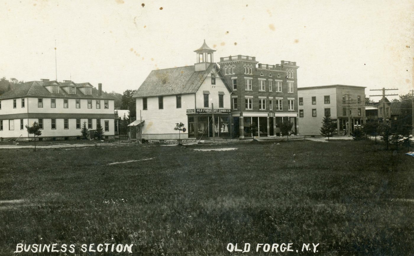 View of buildings in Old Forge