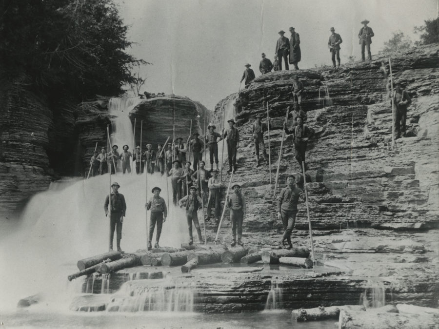 Running Logs in North Country Rivers