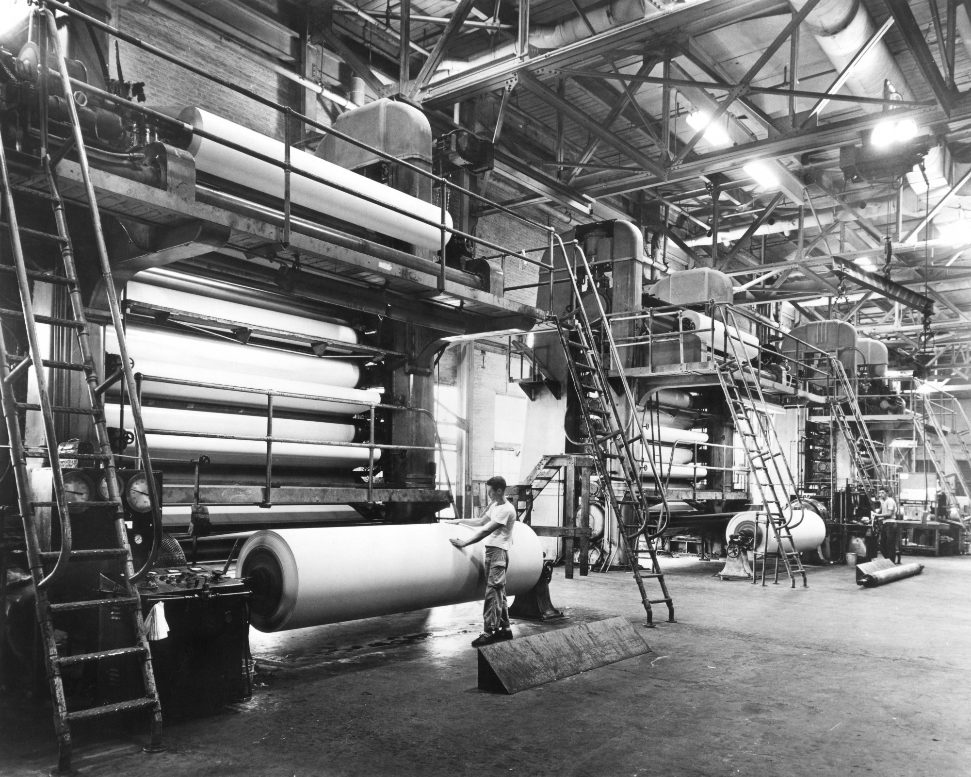 Young Worker At The St Regis Paper Mill In Deferiet young-worker-at-the-st-regis-paper-mill-in-deferiet