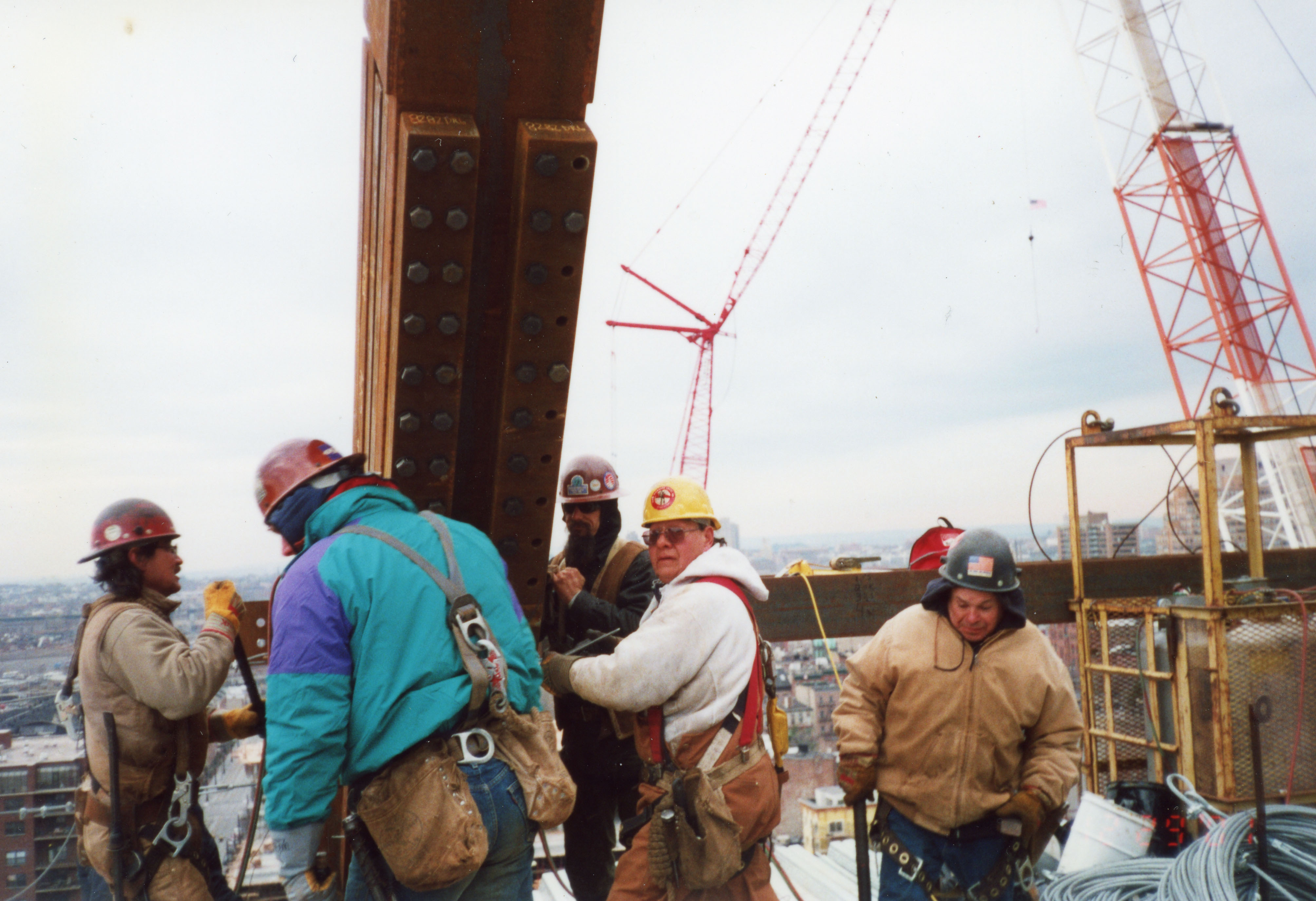 Mohawk Raising Gang on the Goldman Sachs Tower
