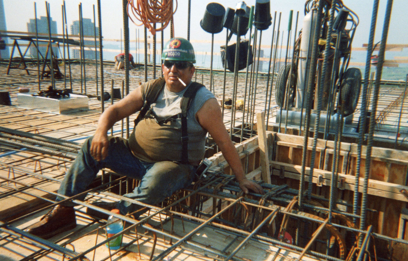 Ironworker Brian Lazore in Jersey City