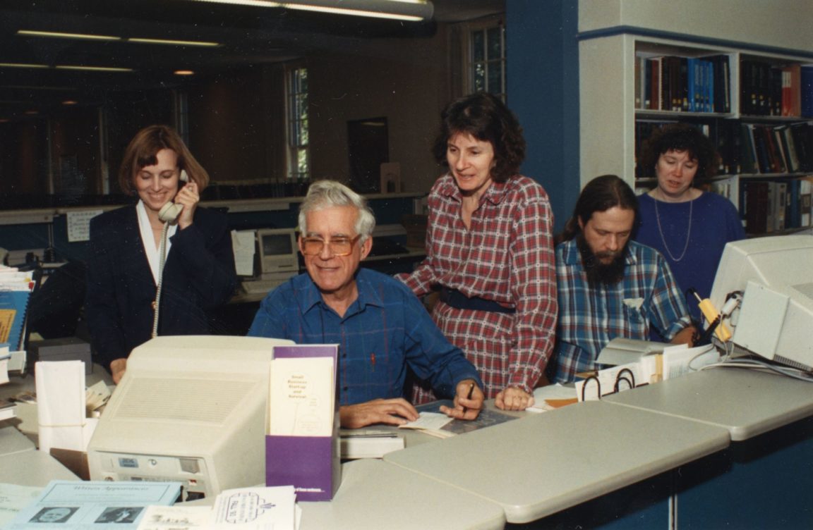 Reference staff at Crandall Public Library in Glens Falls